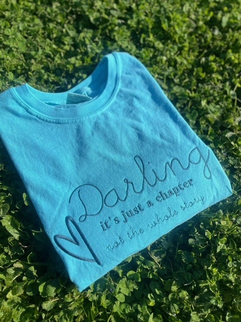 Darling, it's just a chapter | Ruffy P Embroidery Studio